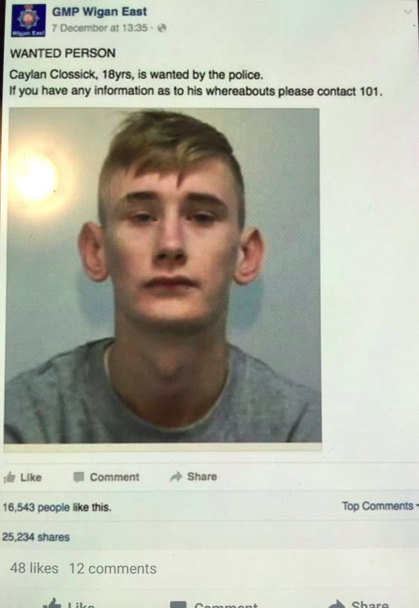 Cops Tried to Find a Fugitive on Facebook and It Turned Into a Roast of ...