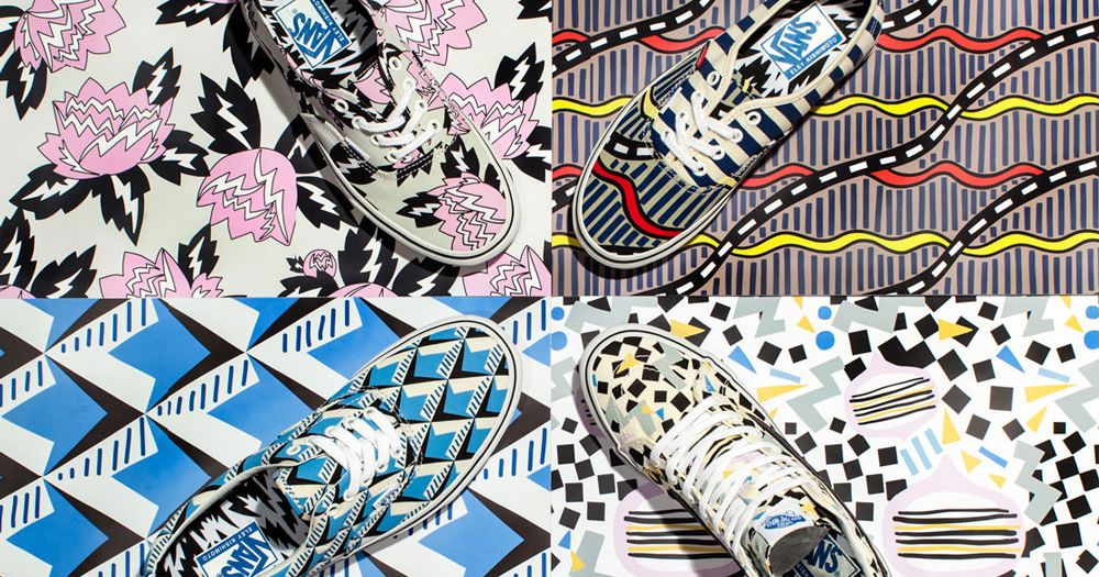 Vans’ New Crazy, Cool Printed Collaboration With Eley Kishimoto