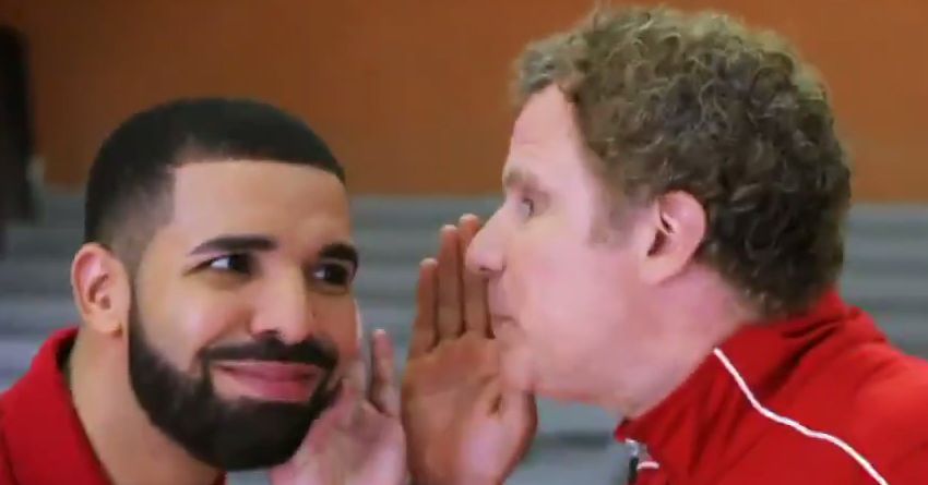 Your Handshake Coaches Drake and Will Ferrell Have Arrived