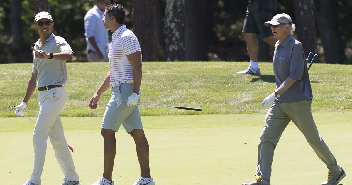 Obama Playing Golf