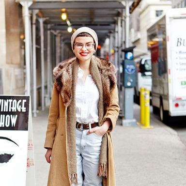 Street Style From This Weekend’s Big Manhattan Vintage Sale