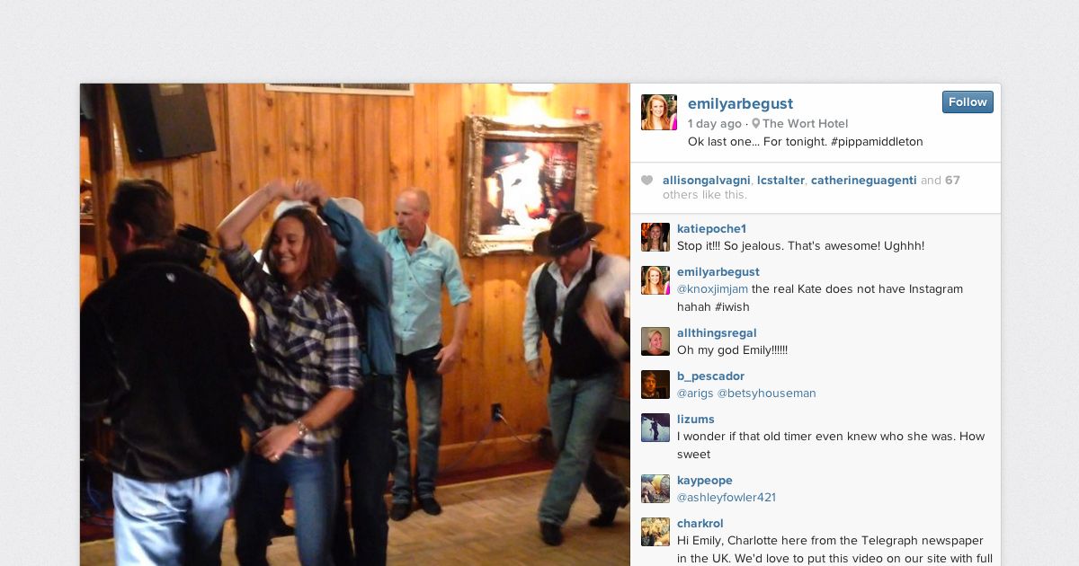 Pippa Middleton Danced With a Bunch of Geezers