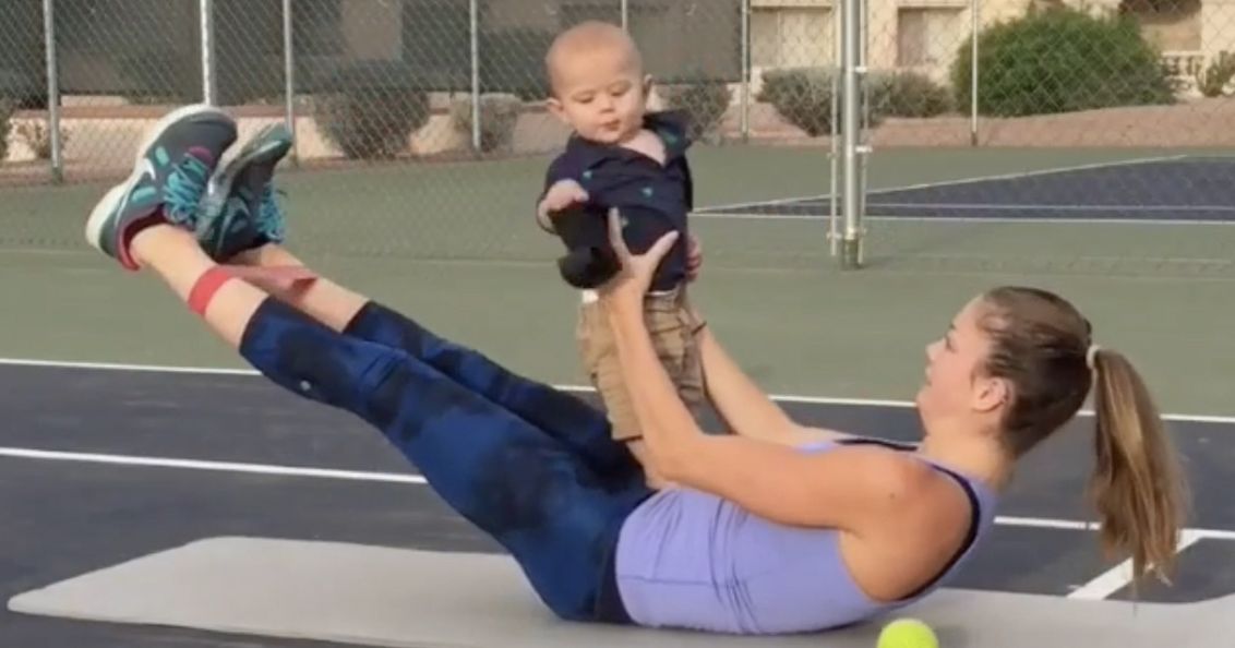 This Super-Fit, Instagram-Famous Mom Uses Her Baby As a Barbell