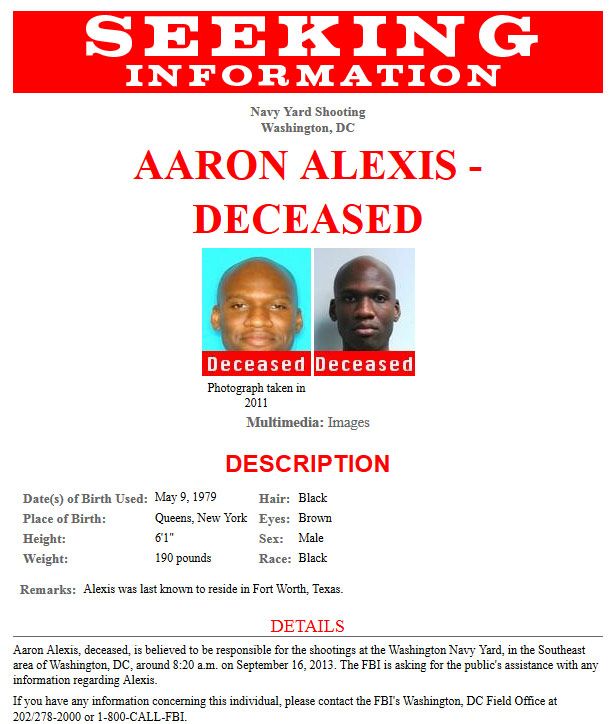 Aaron Alexis Identified As Washington Navy Yard Shooting Suspect