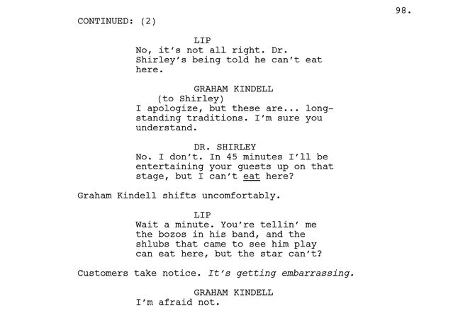 How Mahershala Ali Changed Green Book’s Pivotal Scene