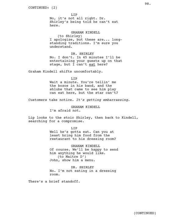 How Mahershala Ali Changed Green Book’s Pivotal Scene