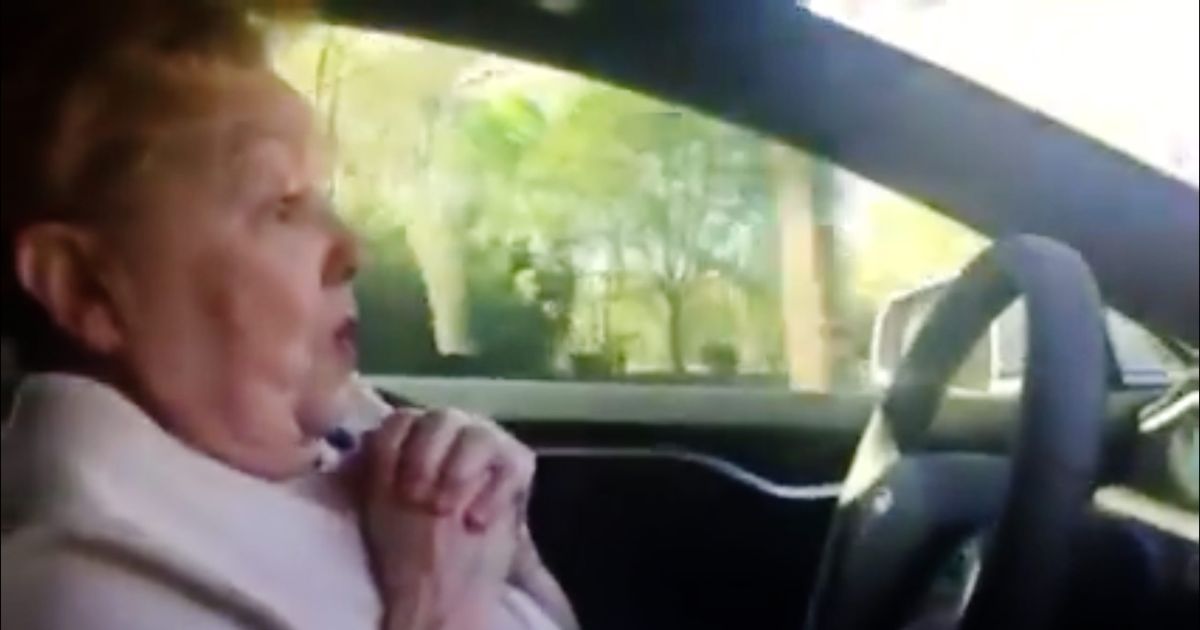 Senior Citizen Loses Her Chill In Driverless Car