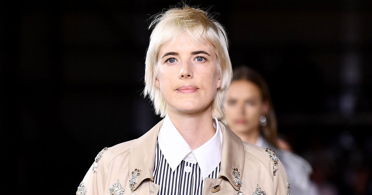 Model Agyness Deyn Returns to the Burberry Runway
