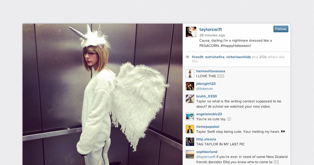 Taylor Swift Is Trick-or-Treating in an Elevator Now