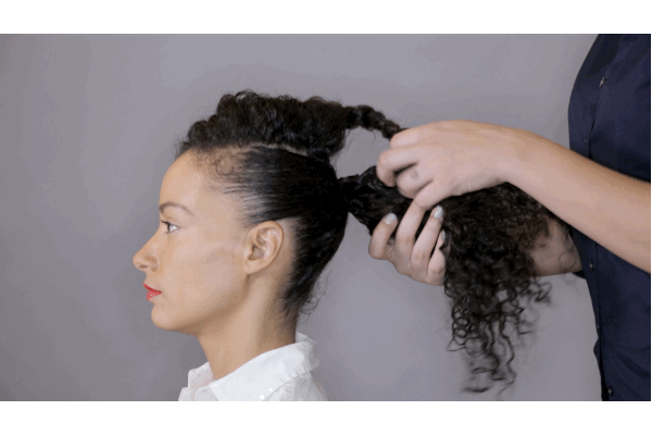 How to Master an Easy Updo for Curly Hair