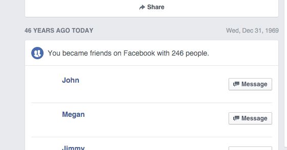 Why Facebook Thinks You Became Friends With People 46 Years Ago Today ...