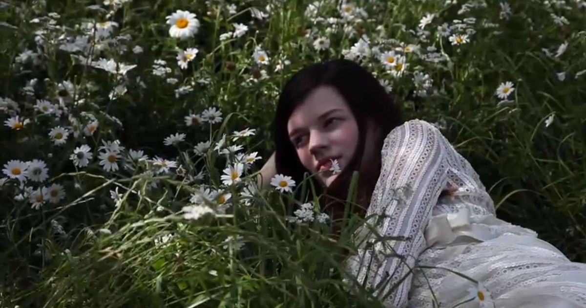 Watch a Marc Jacobs Model Twirl in a Daisy Field