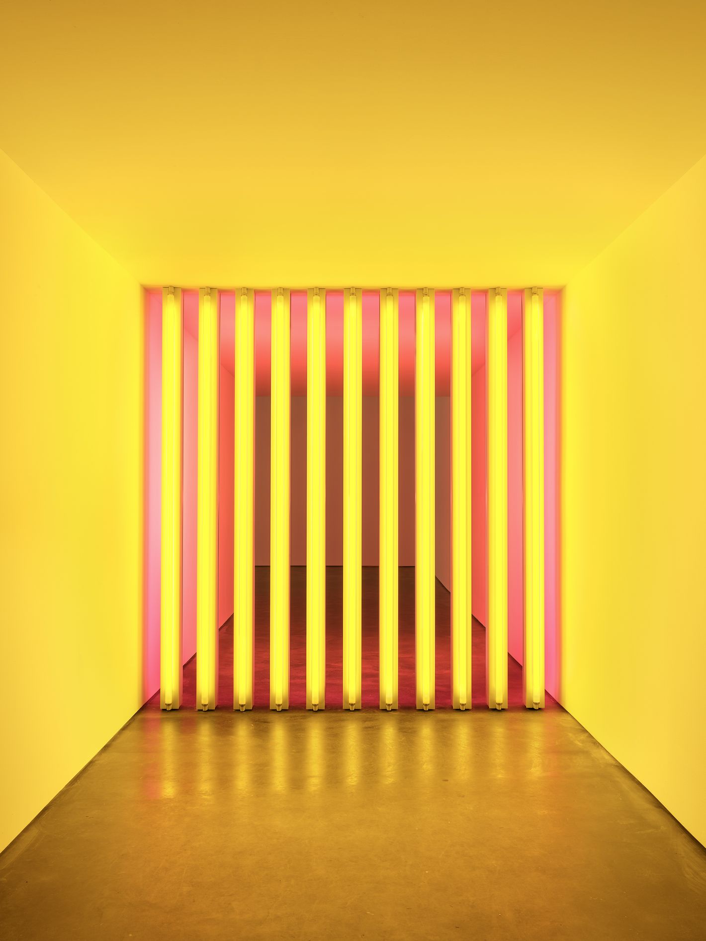 Artist Dan Flavin Sculpted Holiday Windows for Calvin Klein
