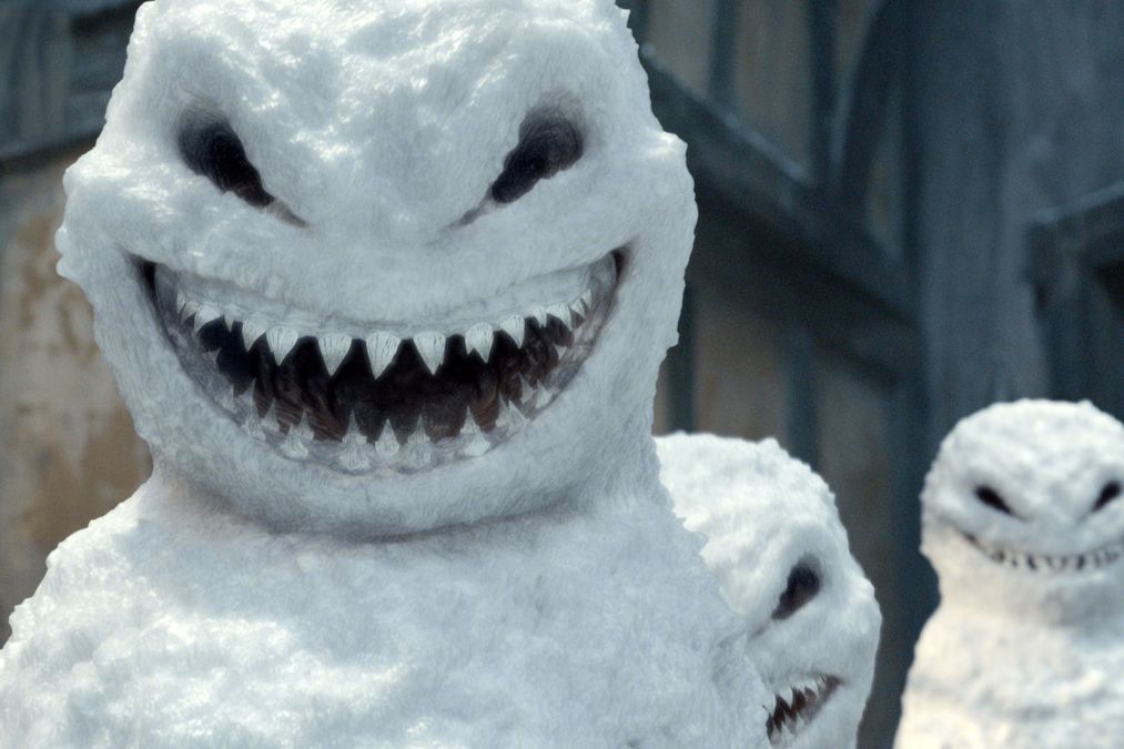 Angry Snowman Face