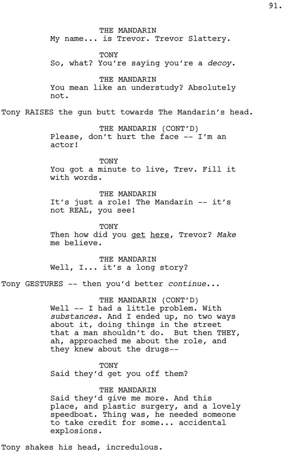 The Toughest Scene I Wrote: Drew Pearce on Iron Man 3’s Huge Reveal