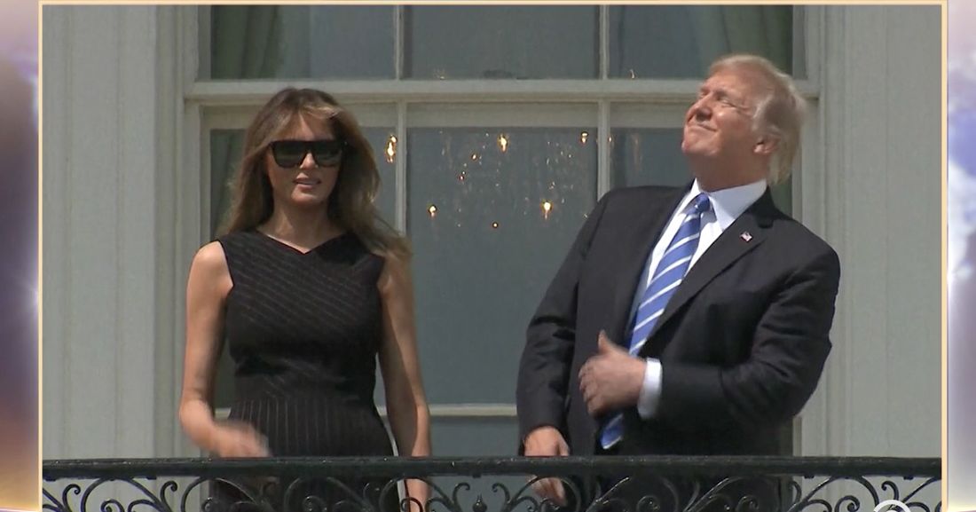 Daily Show Brings You Trump’s Eclipse Moment One Last Time