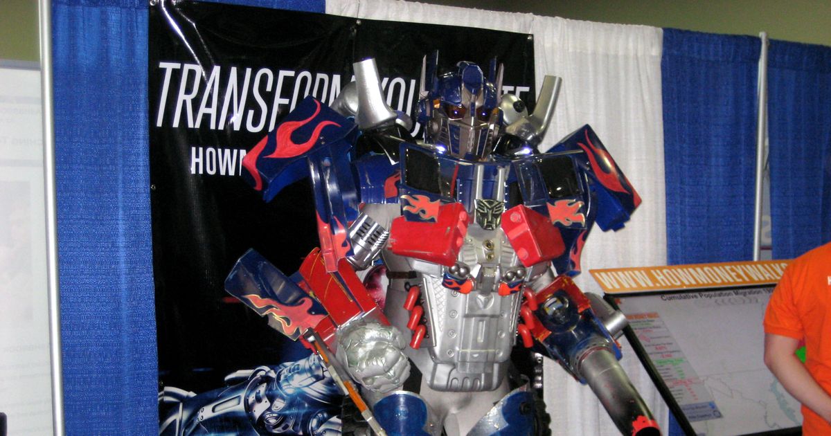 An Interview With a Guy Dressed As a Transformer at CPAC