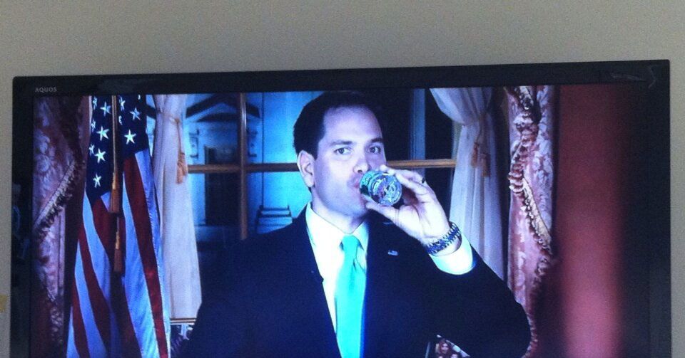 Marco Rubio Drank Water and It Was Kind of Funny and That’s It