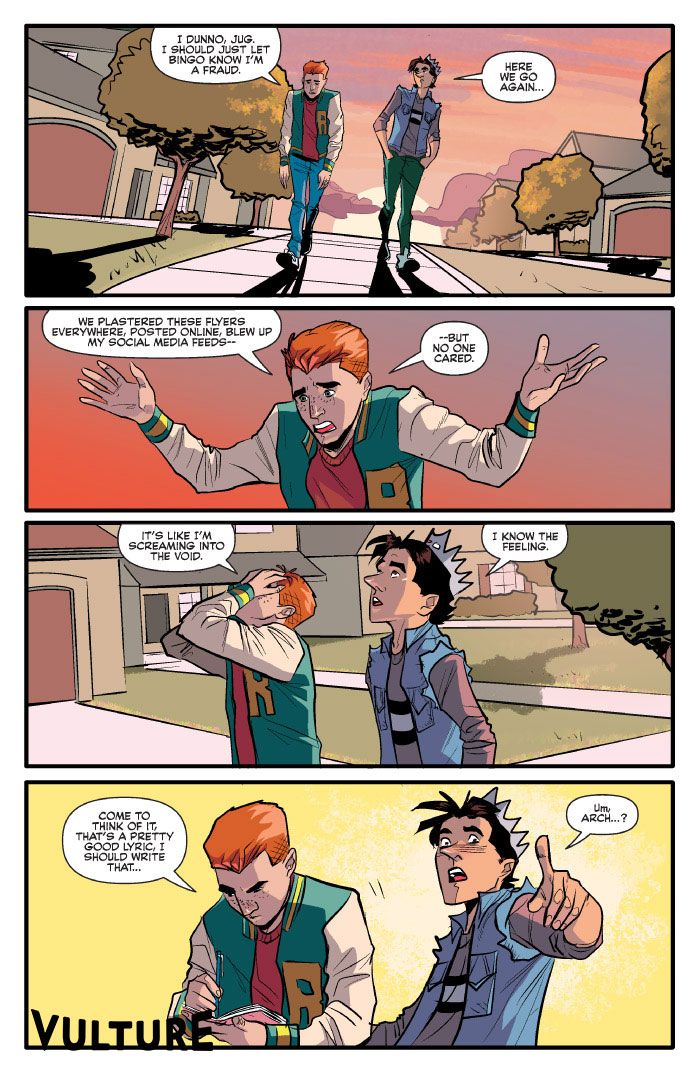 Archie and the Riverdale Gang Jam In 'The Archies' Comic