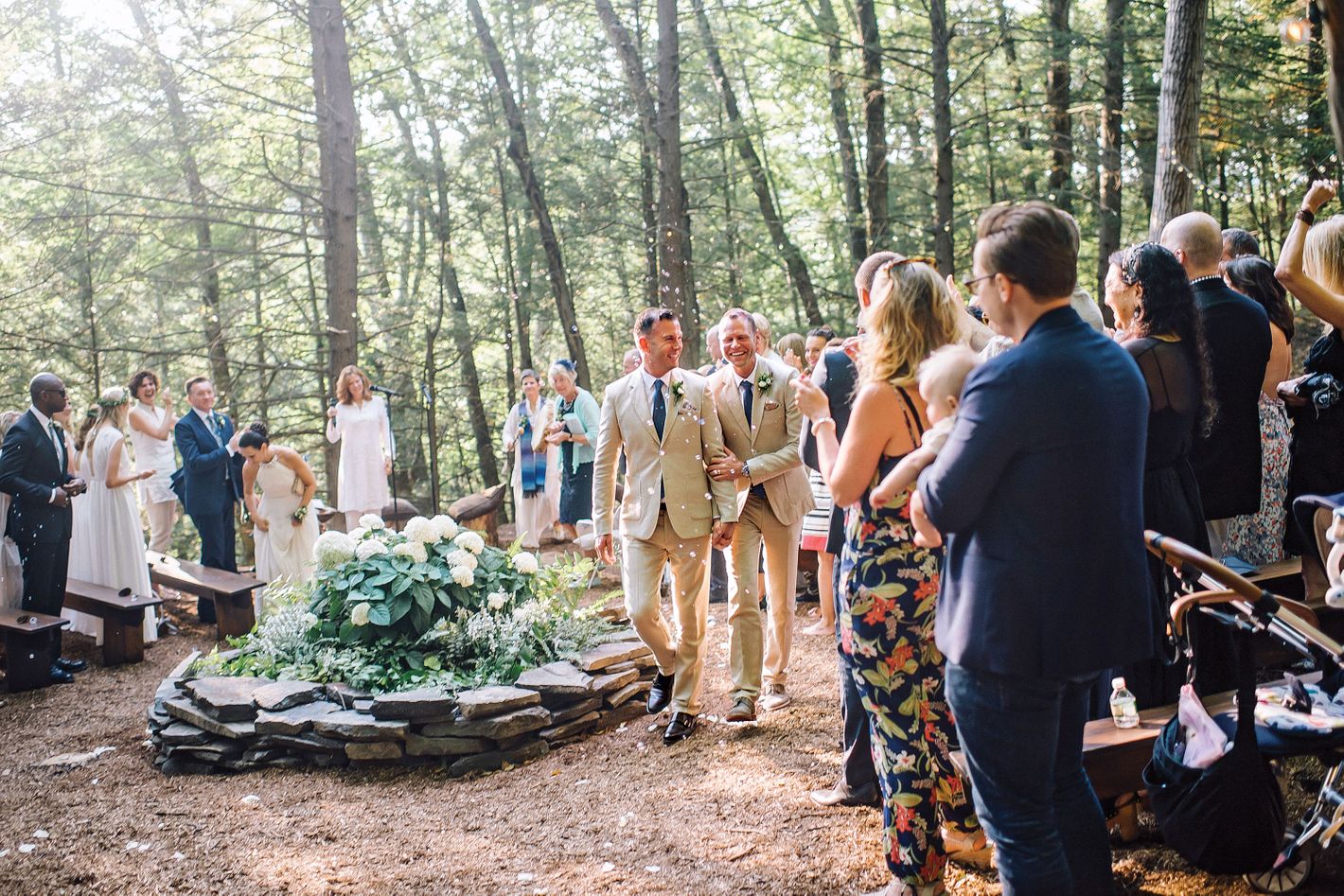 Real Wedding Album: A Woodsy Wedding at Home