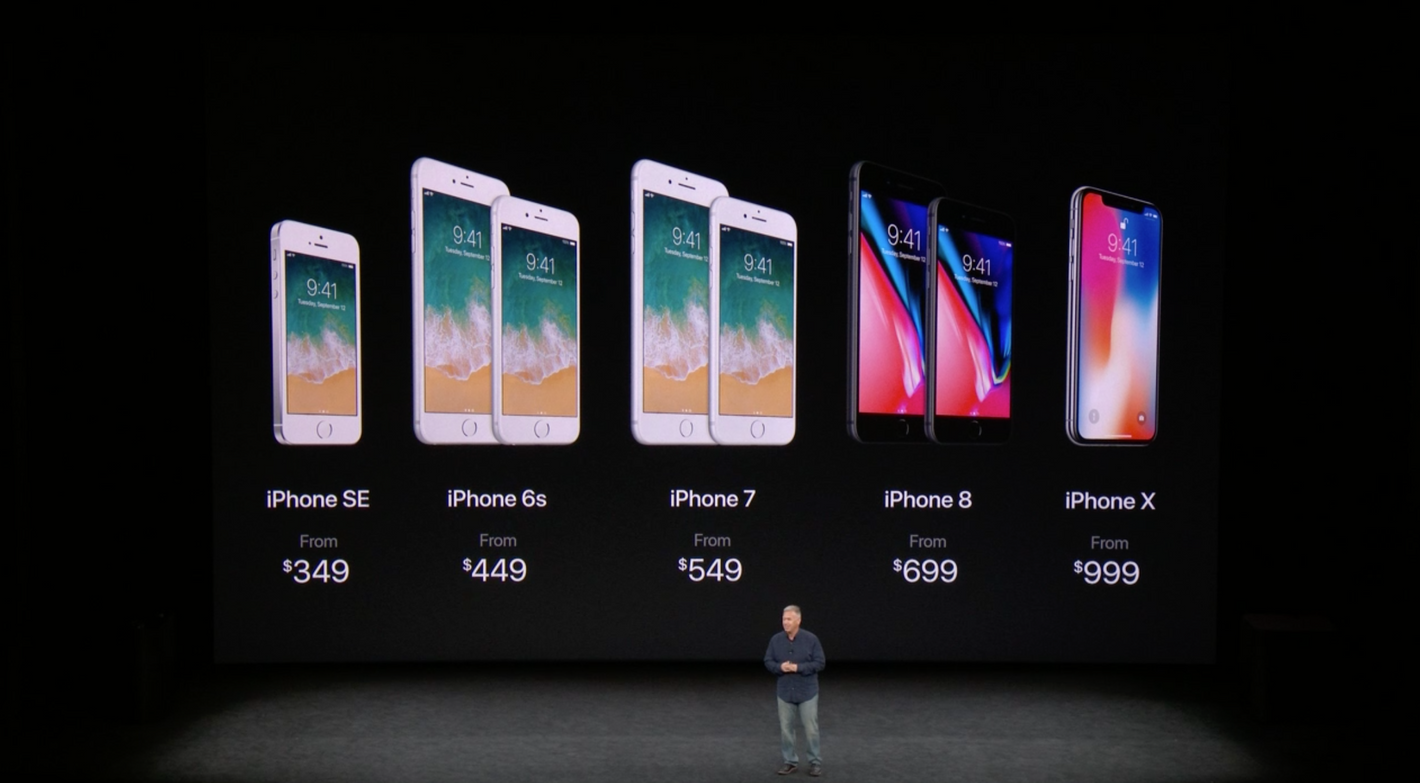 iPhone X Price and Photos Announced at Apple Event