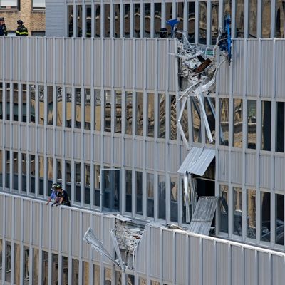 Crane Crashes Into Midtown High-rise