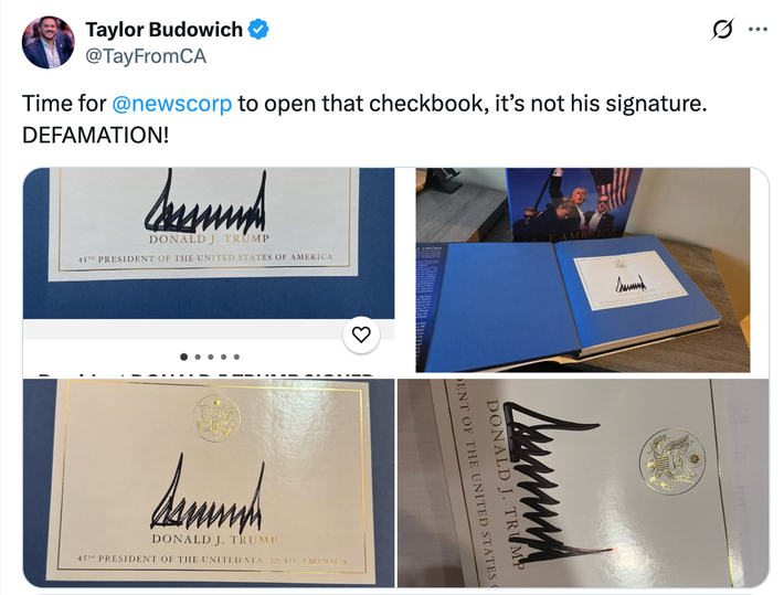 Epstein Letter Signature Actually Does Look Like Trump’s