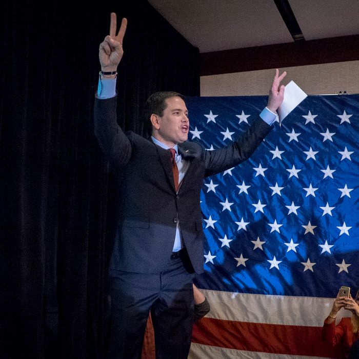 After a Breakout Performance in Iowa, Rubio Prepares to Take on Trump