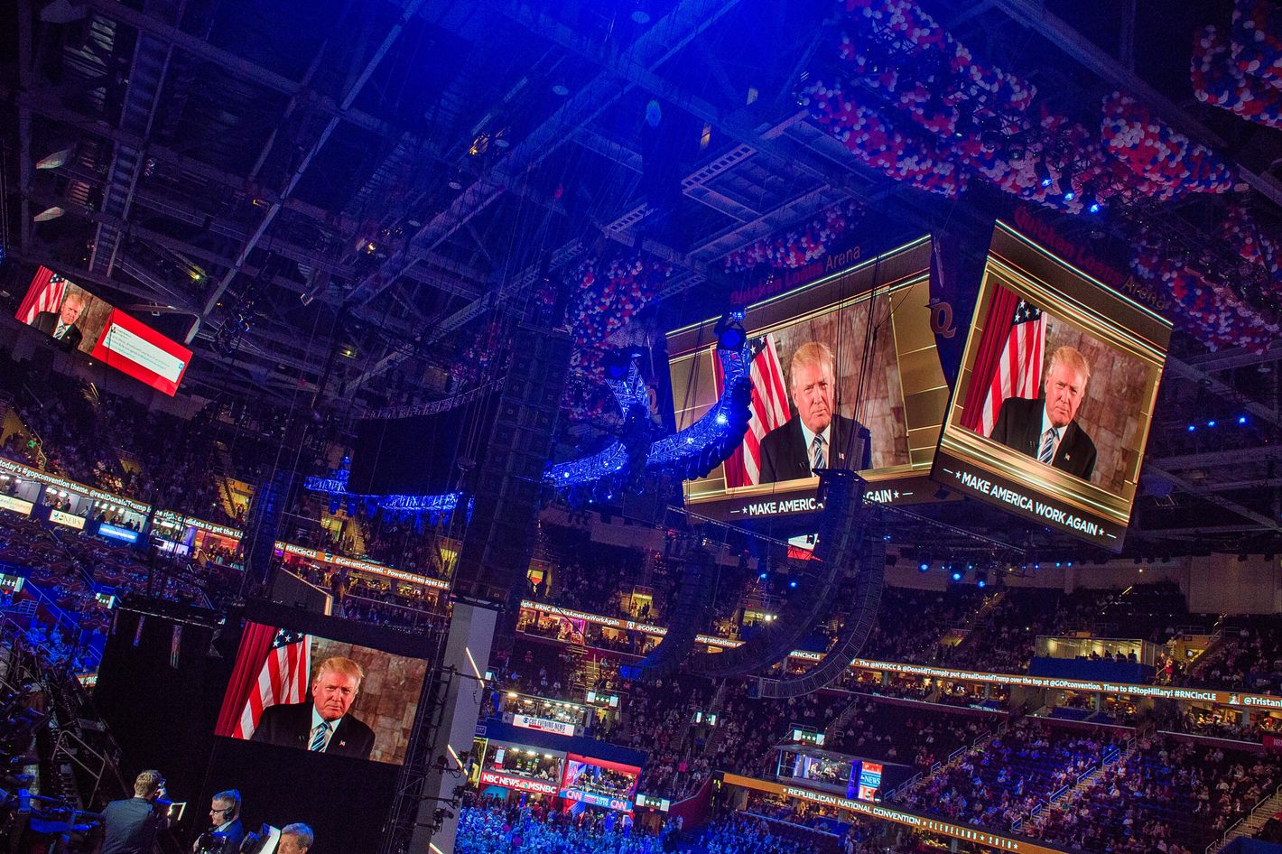 Scenes From Cleveland on Day 2 of the Republican National Convention