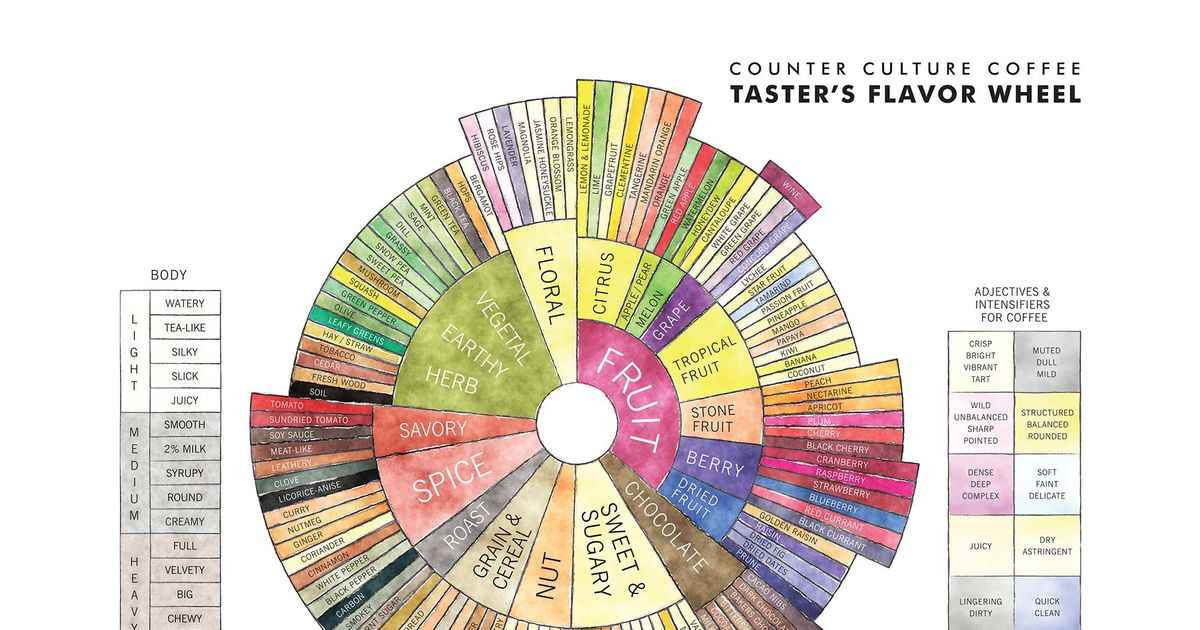 Not Everyone Is Happy With Coffee Company’s New Tasting-Note Wheel