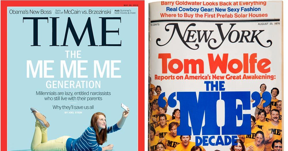 ‘The Me Me Me Generation’ vs. ‘The Me Decade’