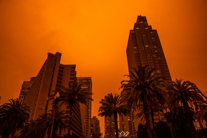 Terrifying Orange Skies from the California Fires