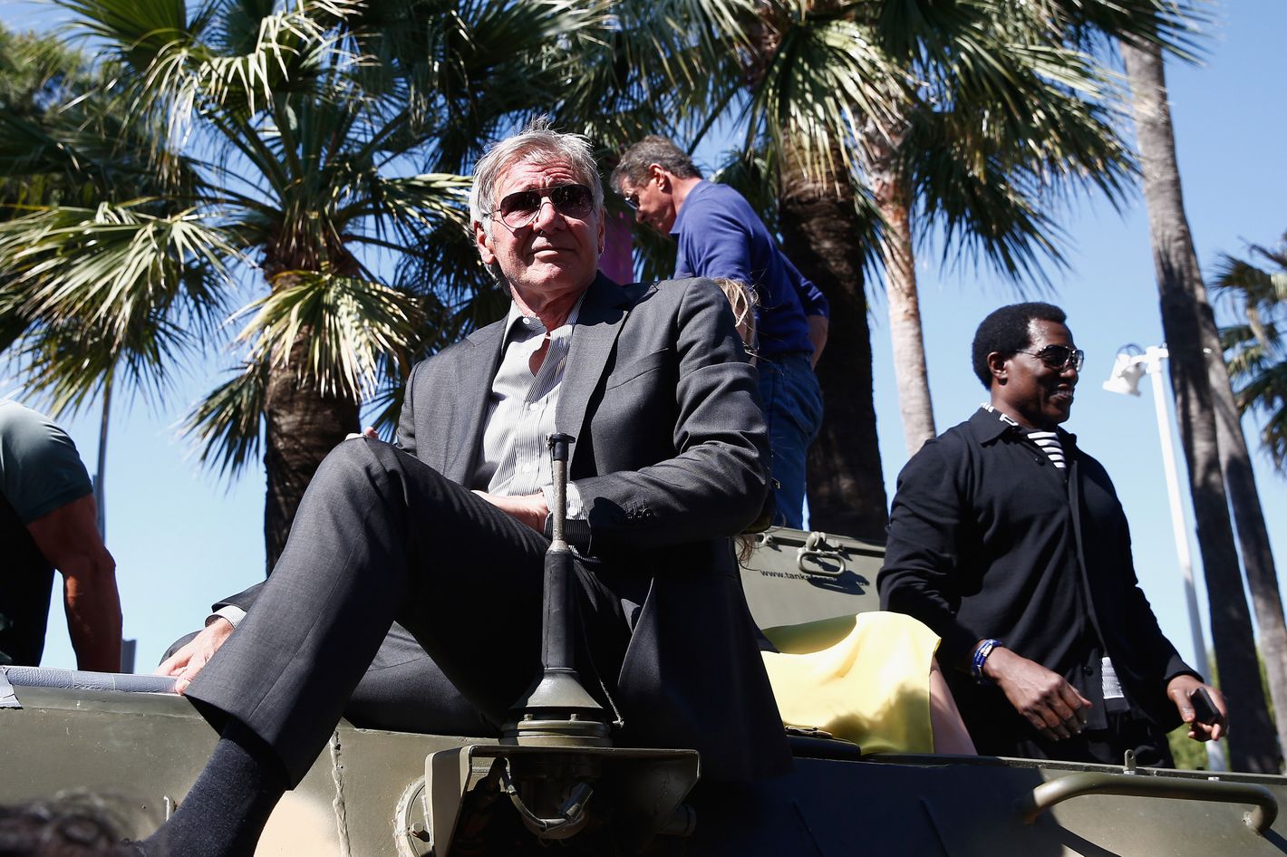 Cannes: Breaking Down the Tank-Riding Style of the Expendables 3 Cast