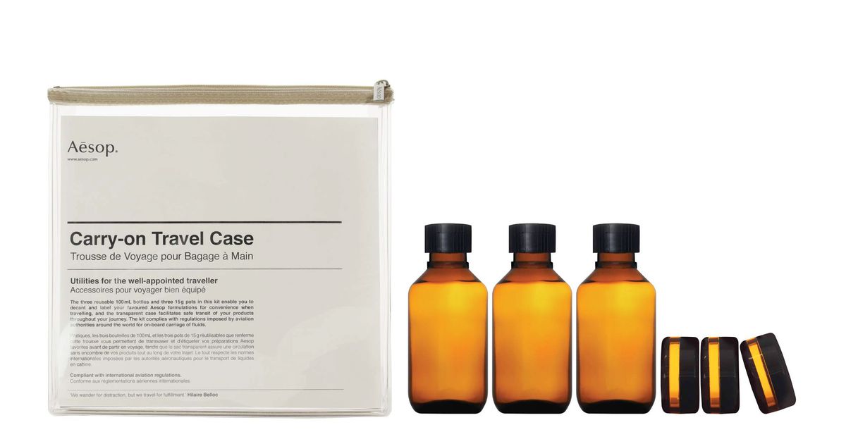 Best Bet: Aesop Carry-on Travel Kit
