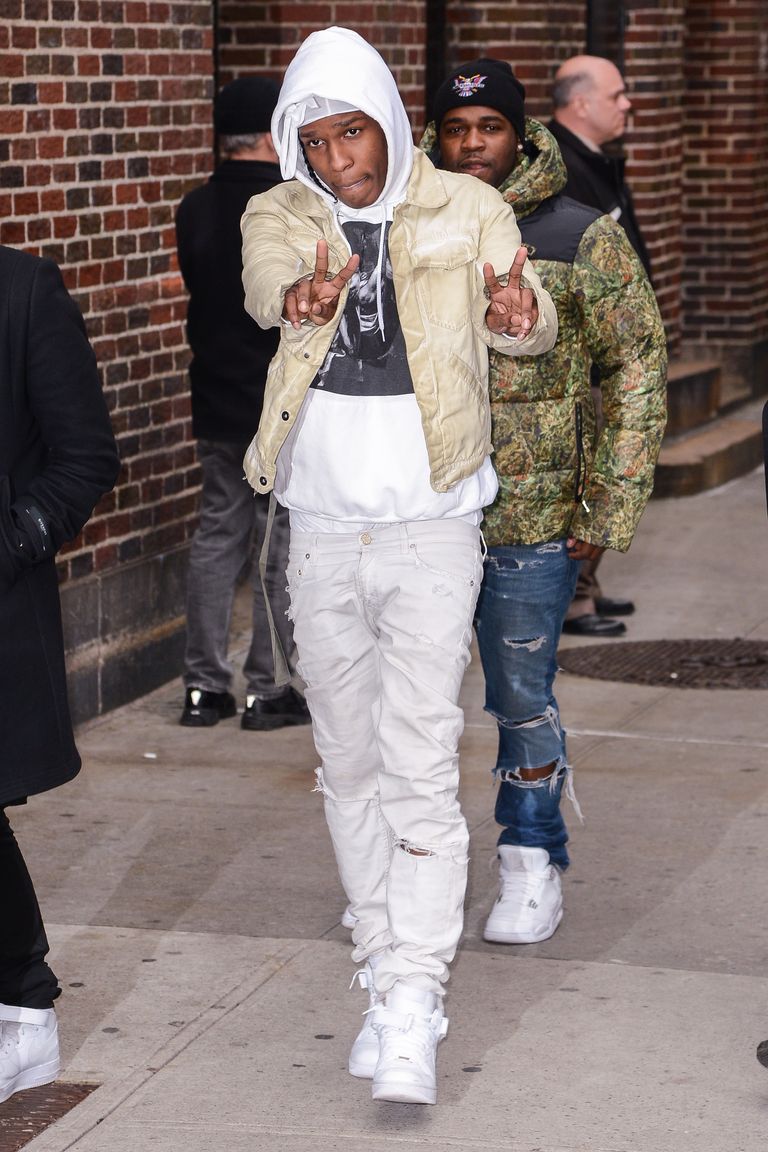 See All of Rapper A$AP Rocky’s Best Looks From Guess to Dior