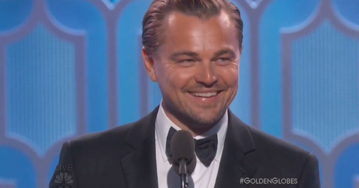 Watch Leonardo DiCaprio’s Nature-Loving, Shout-Out-Heavy Golden Globes ...