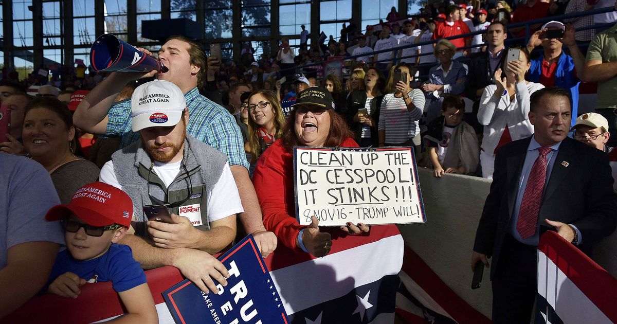 Actually, Trump Says, the Swamp Will Be Drained