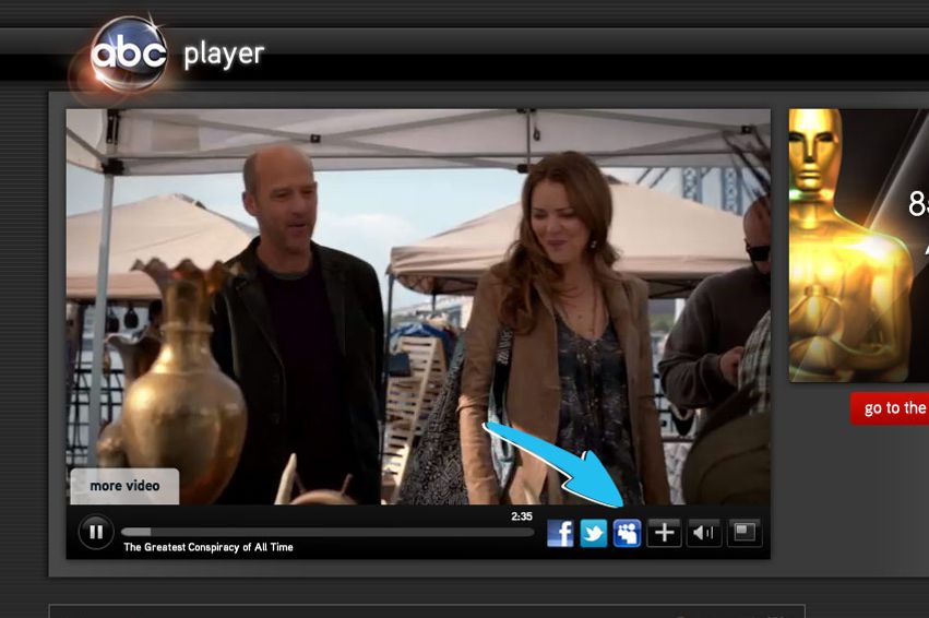 Why Do Networks Still Use MySpace Buttons on Their Video Players?