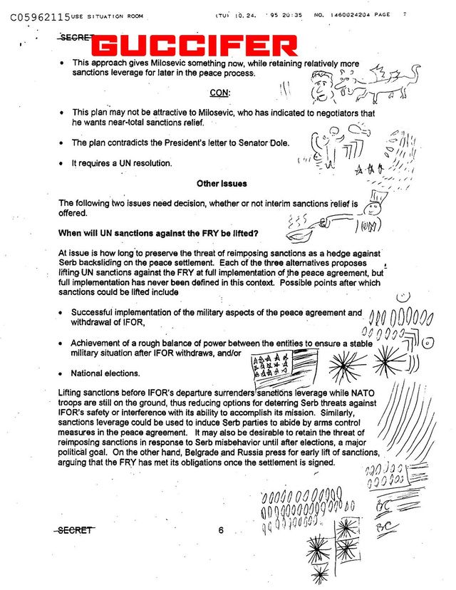 Bill Clinton Doodles Hacked By Guccifer From Presidential Library