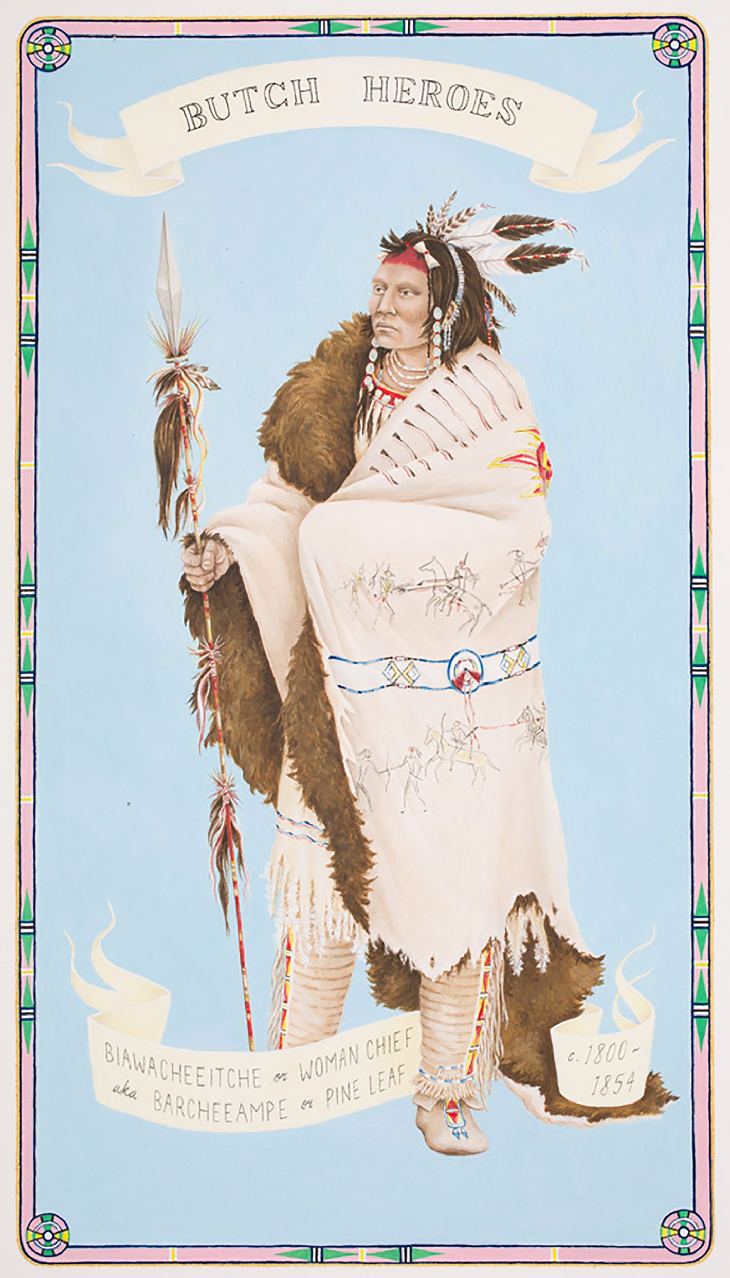 ‘Butch Heroes’ Art Show by Ria Brodell at Wellesley College