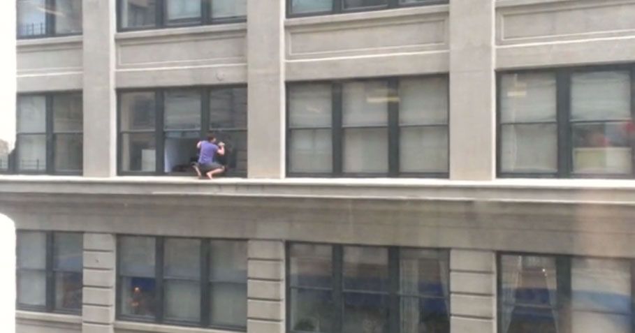 The Most Exhilarating Window-Washing Video of the Day