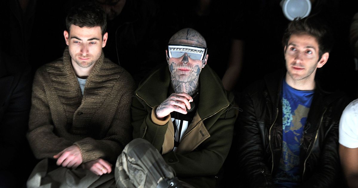 Hot Shot: Rick Genest Front Row at General Idea