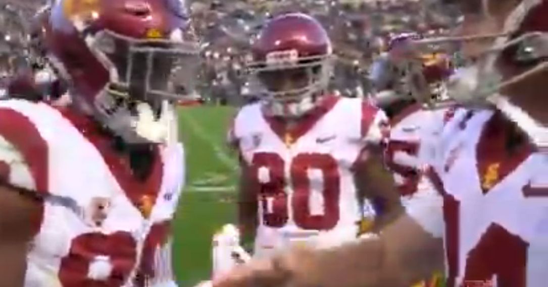 USC Football Player No. 80 Appears to Vanish in Video