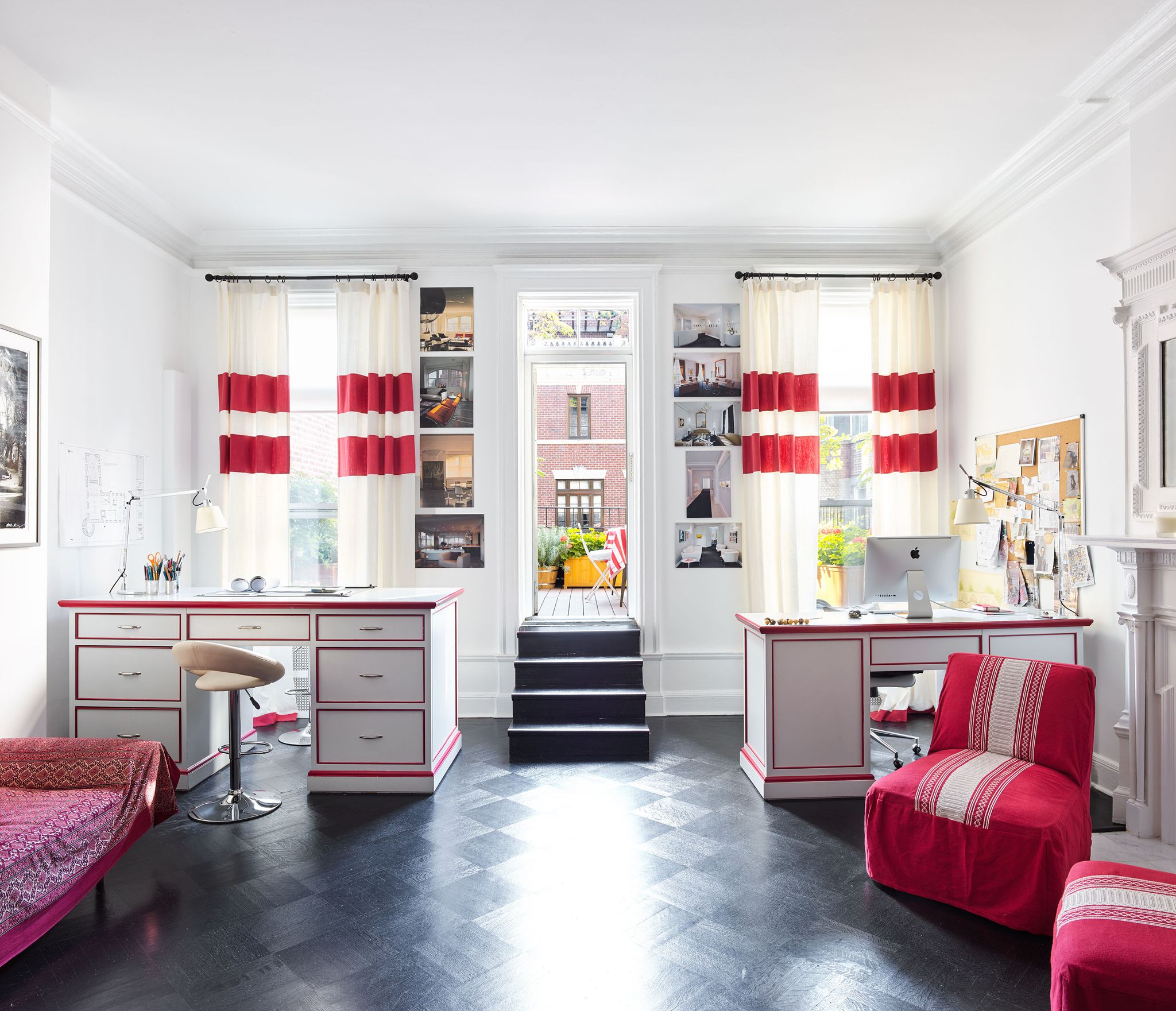 An Interior Designer’s Office-Home in Annie Hall’s Building