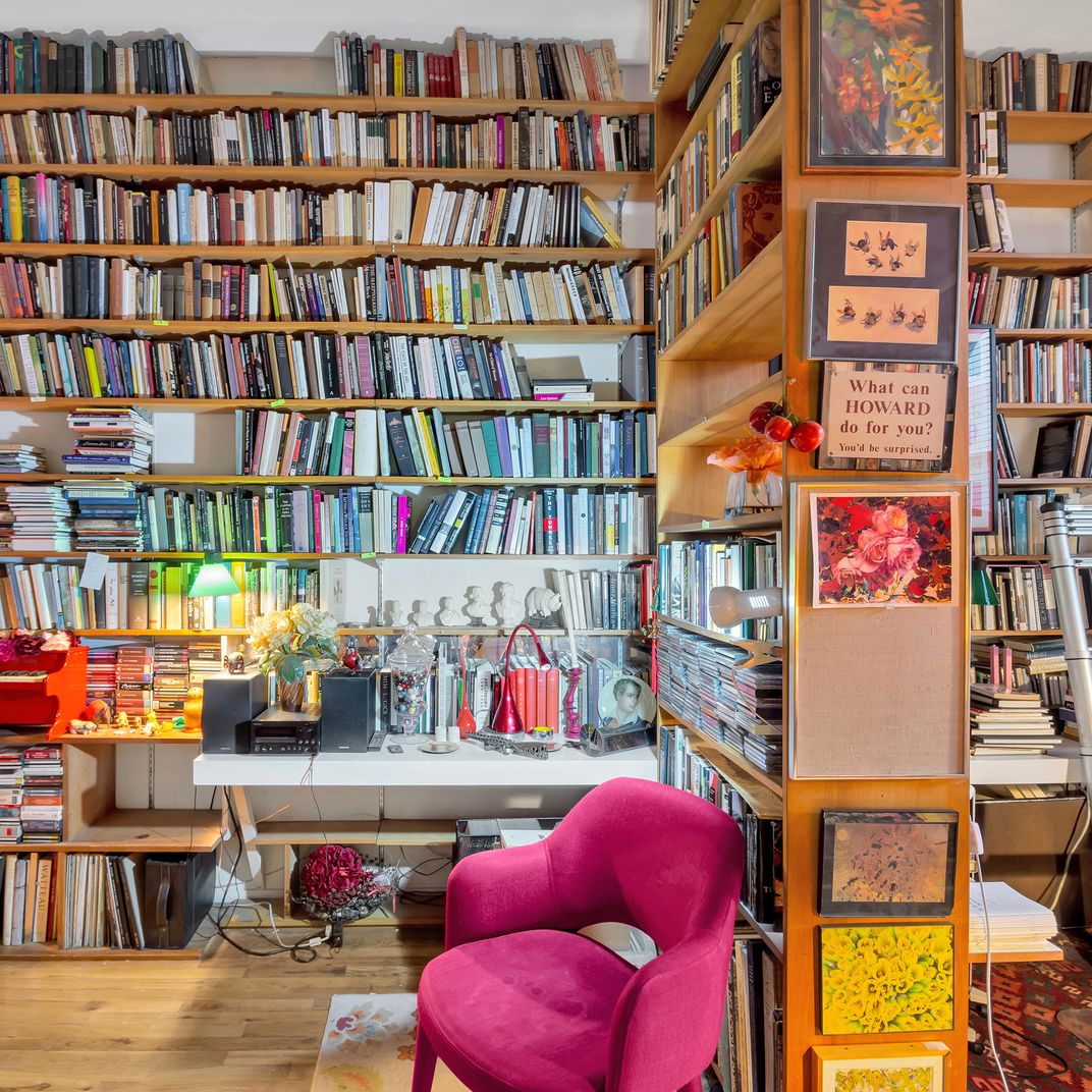 Richard Howard Studio Greenwich Village Bookshelves Photos