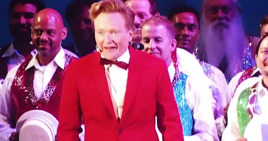 Watch Conan O’Brien Perform the Simpsons Monorail Song