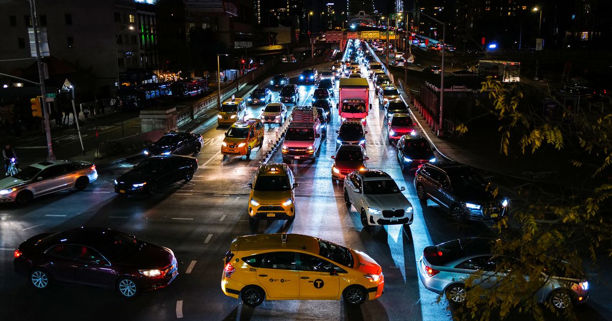 Traffic Congestion At Night