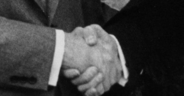 Can You Identify These Famous Handshakes Just From the Hands?