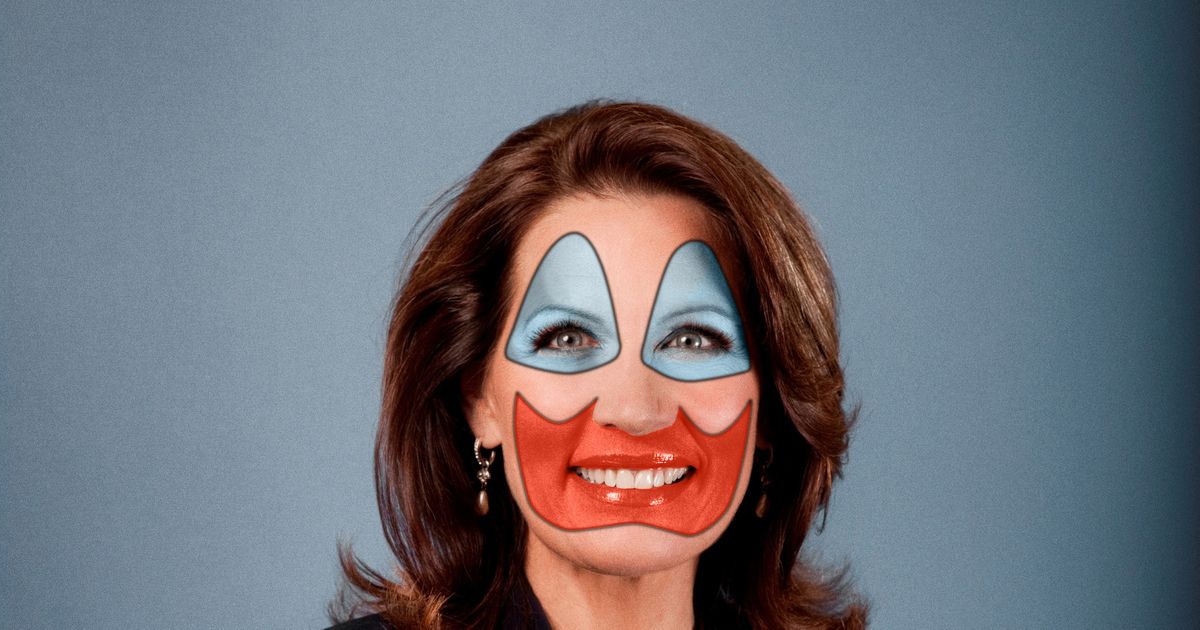 Michele Bachmann Has the Spirit of a Psychotic Clown Serial Killer ...