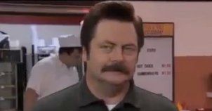 Chew on This Supercut of Ron Swanson Talking Food